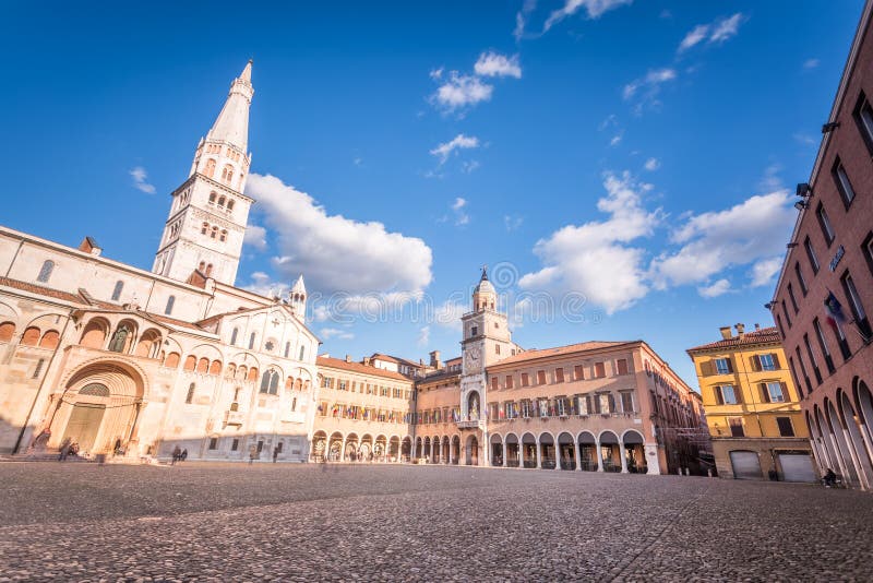 Modena, Piazza Grande, Italy. Emilia Romagna. Editorial Stock Photo ...