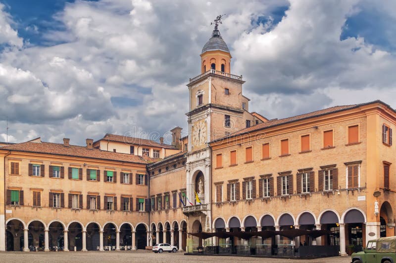 Modena town Hall, Italy stock image. Image of grande - 318252589