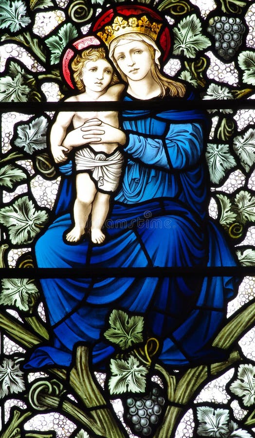 Moder Mary Med Jesus I Henne Armar Redaktionell Arkivfoto - Bild av ...