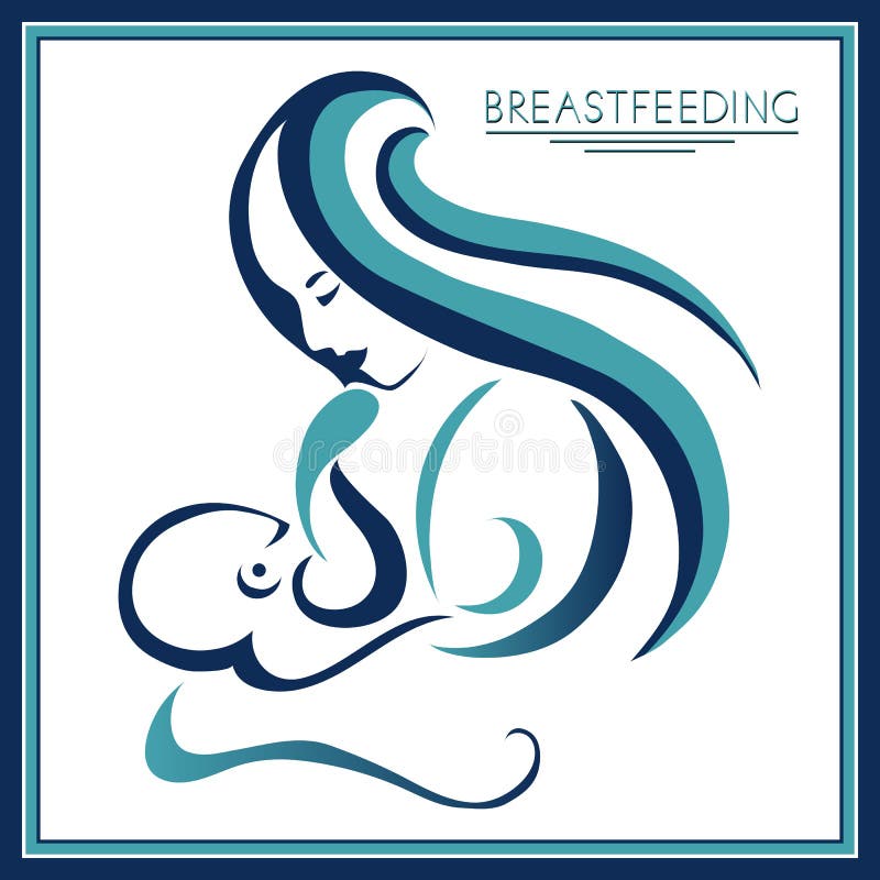 Moder Med En Behandla Som Ett Barn (amma) 16 Vektor Illustrationer ...