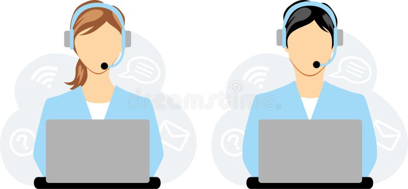 Moderator. Flat Icons for Design Stock Illustration - Illustration of ...