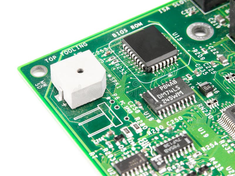 Moderkort arkivfoto. Bild av stängning, mikro, data, mikroprocessor ...