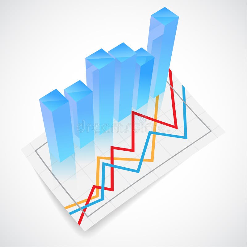 9 graph icon stock vector. Illustration of abstract, increase - 18983107