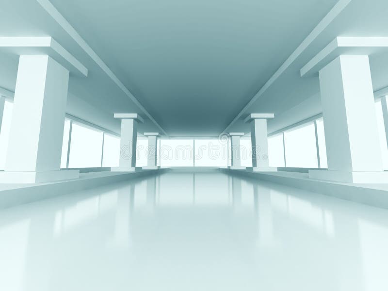 Modern Abstract Architecture Design Interior Background Stock ...