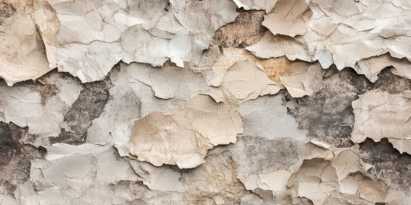 Modern Abstract Art Backdrop with a Collage of Torn Paper Textures in ...