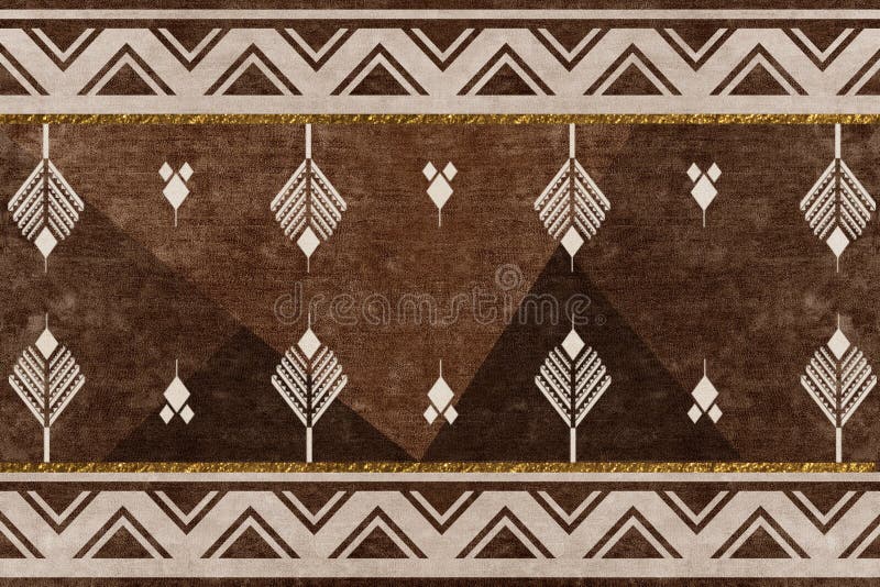 Modern Abstract Art Background. Geometry, Illustrations, Gold Element ...