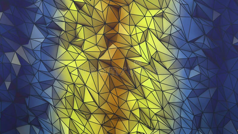 Modern Abstract Art Blue Colorful Triangle Seamless Loop Background ...