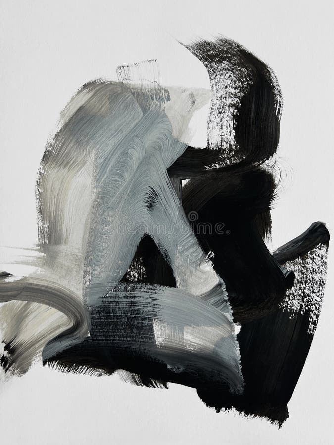 Modern Abstract Art Painting. Modern Art. Contemporary Art. Stock ...