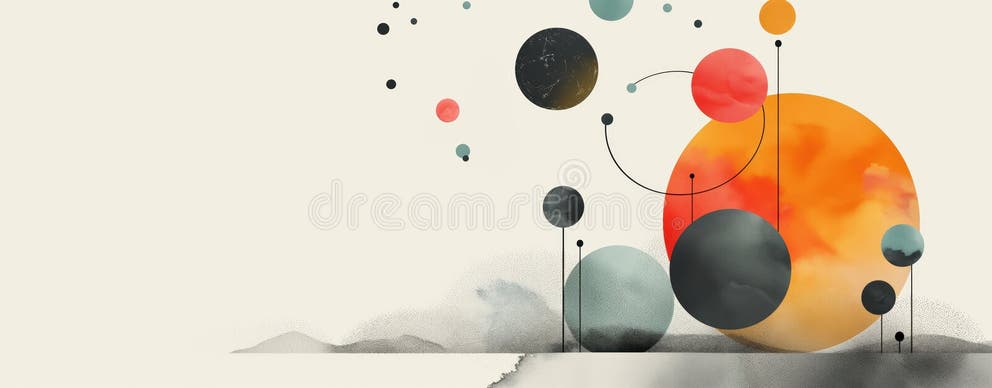 Modern Abstract Art stock image. Image of paint, design - 327808491