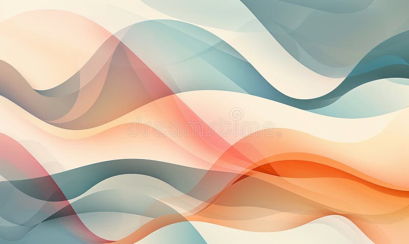 Modern Abstract Artwork with Overlapping Circles and Geometric Patterns ...