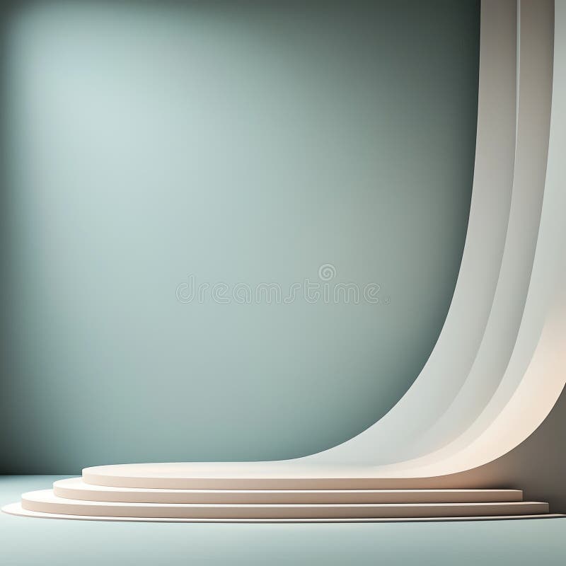 Modern Abstract Backdrop Featuring Sleek Curves and Gradients Stock ...