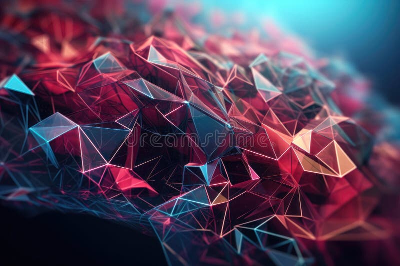 Modern Abstract Background. AI Generated Stock Illustration ...