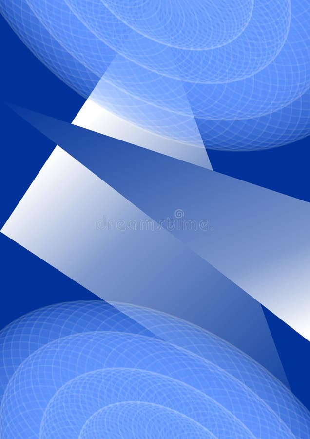 Modern Abstract Background in Blue Design, Ellipse and Triangle ...