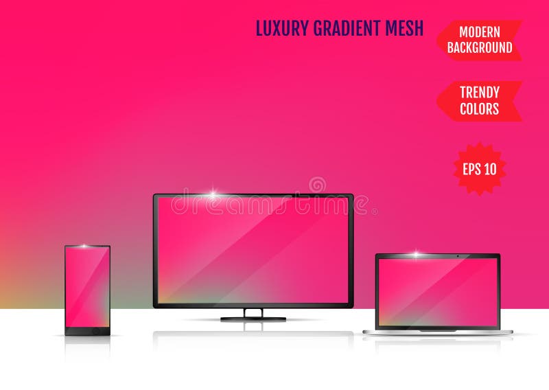 Modern Abstract Background. Colors Transition Concept. Gradient Mesh ...