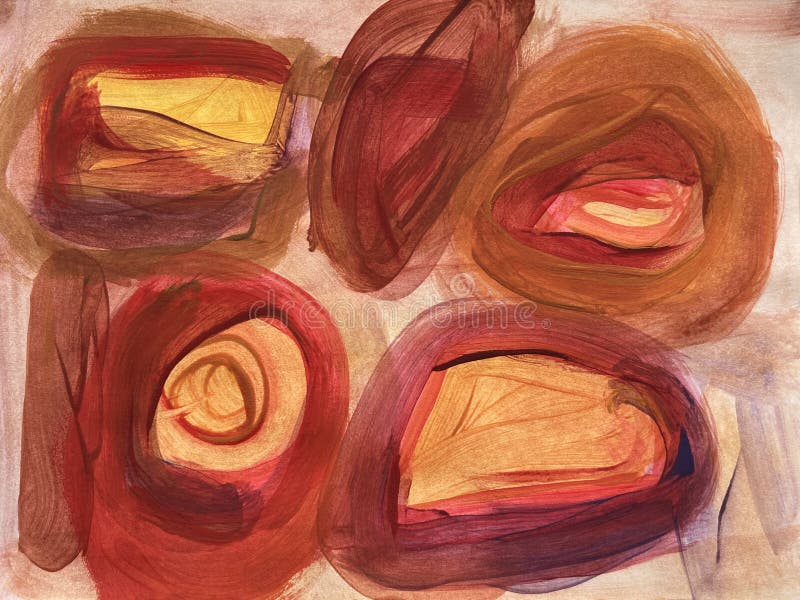 Modern Colorful Art. Abstract Expressive Artwork. Stock Illustration ...