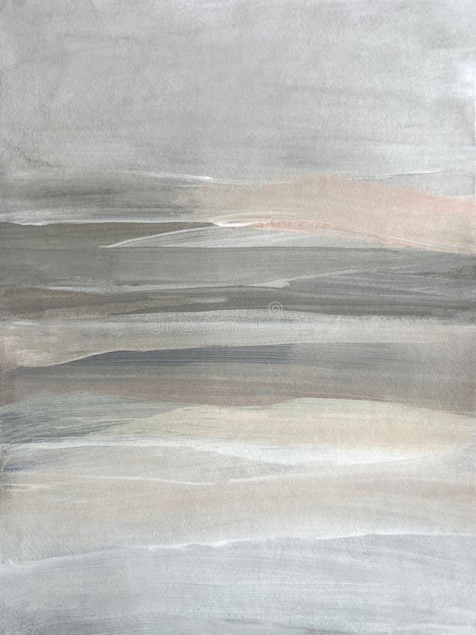 Modern Grey Abstract Art Painting. Modern Art. Contemporary Art. Stock ...