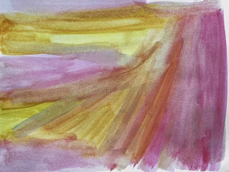 Modern Spring Landscape. Abstract Art Stock Illustration - Illustration ...