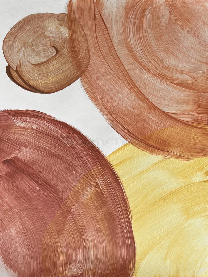 Modern Spring Landscape. Abstract Art Stock Illustration - Illustration ...