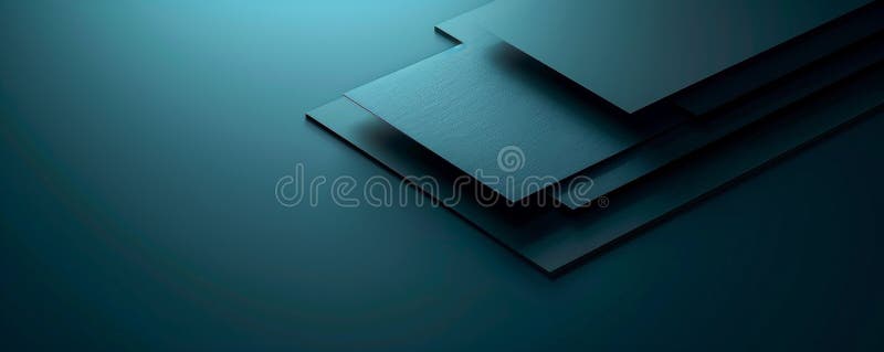Modern Abstract Background with Dark Blue Stacked Paper Layers Stock ...