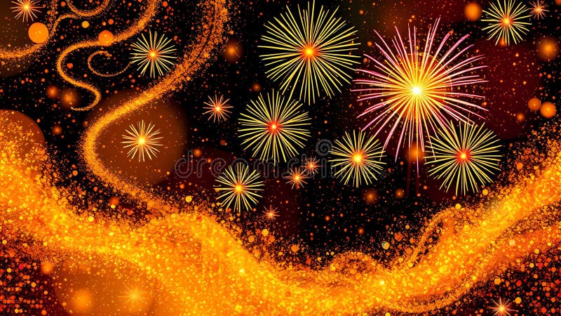 Modern Abstract Background Design with Exploding Orange and Yellow ...