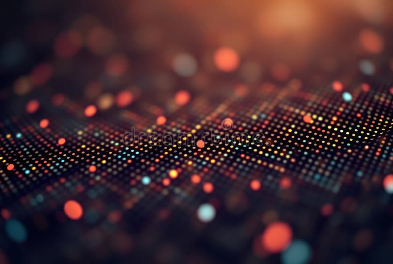 Modern Abstract Background Digital Data Nodes and a High-tech Aesthetic ...
