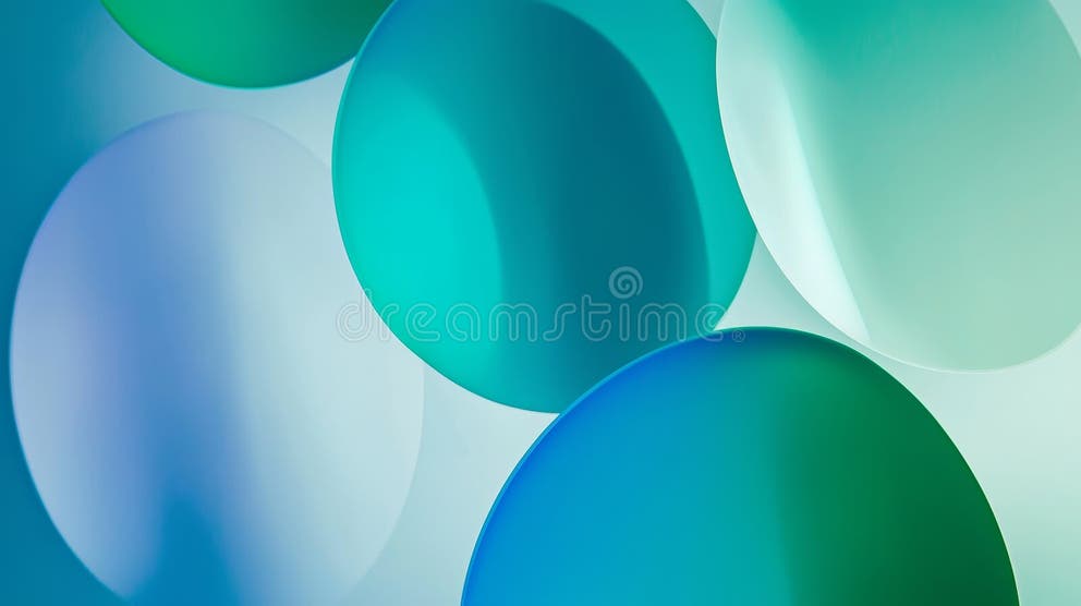 Modern Abstract Background Featuring Overlapping Circles in Shades of ...
