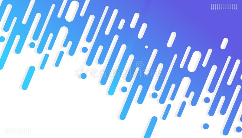 Modern Abstract Background Featuring Rounded Blue Lines, Dots, and Soft ...