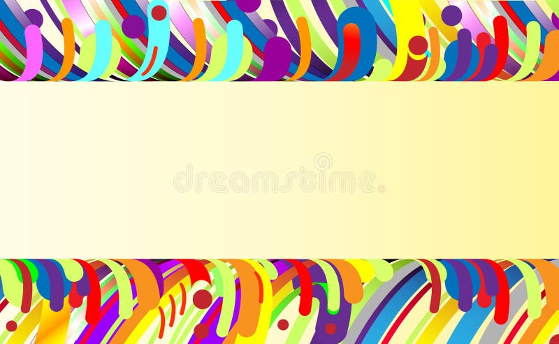 Modern Abstract Background Frame, Composition Made of Various Rounded ...