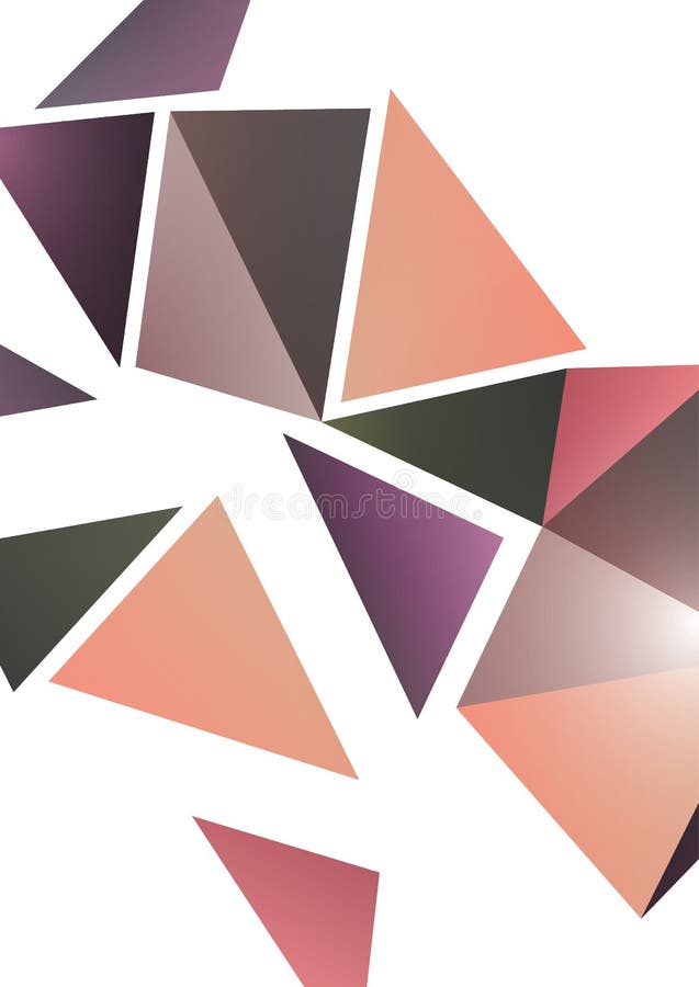 Modern Abstract Background. Geometric Colored Triangles. Business or ...