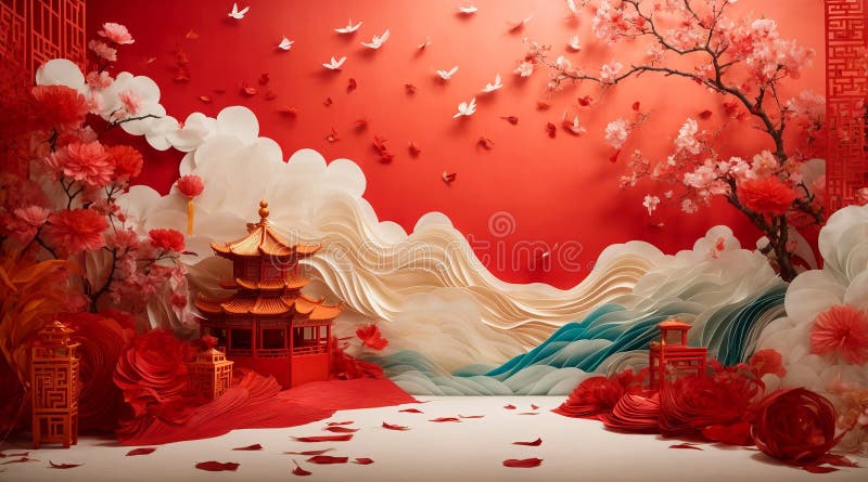 A Modern and Abstract Background Image Incorporating Elements of ...