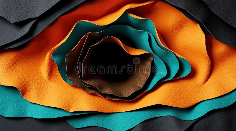 Modern Abstract Background with Layered Paper Textures and Vibrant Hues ...