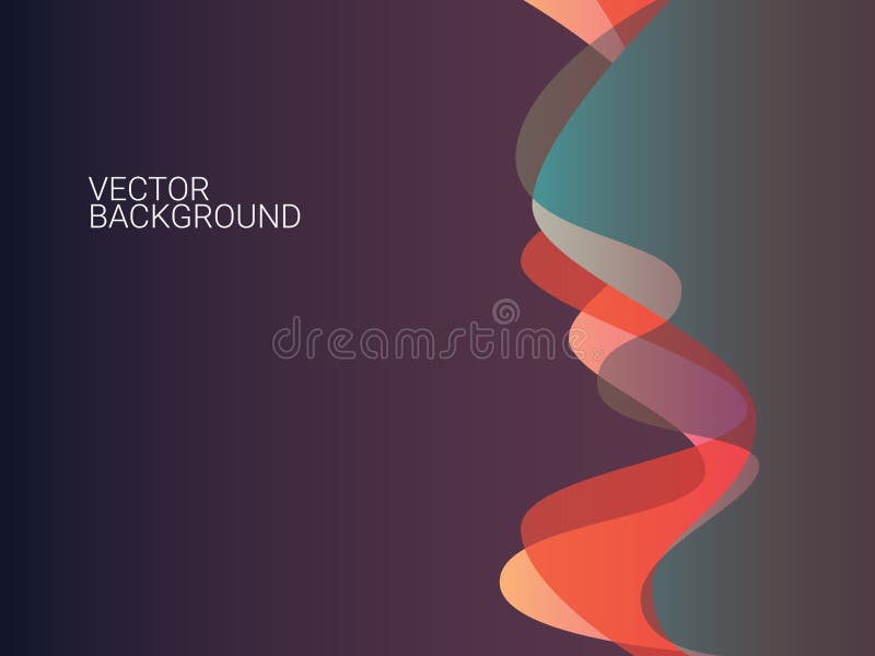 Modern Abstract Background, Overlay Waves Pattern Stock Vector ...