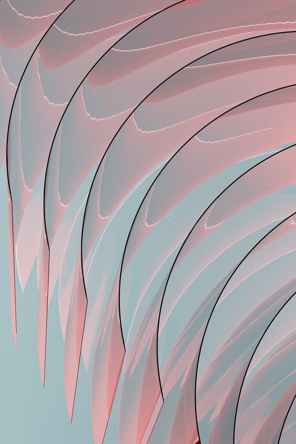Modern Abstract Background, Pattern - Curved Lines of Plastic Surfaces ...