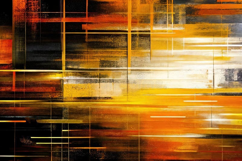 Modern Abstract Background. Straight Lines, Acryl Painting Stock ...