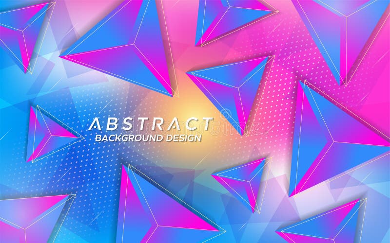 Modern Abstract Background with Tech Style Overlap Layer Stock Vector ...