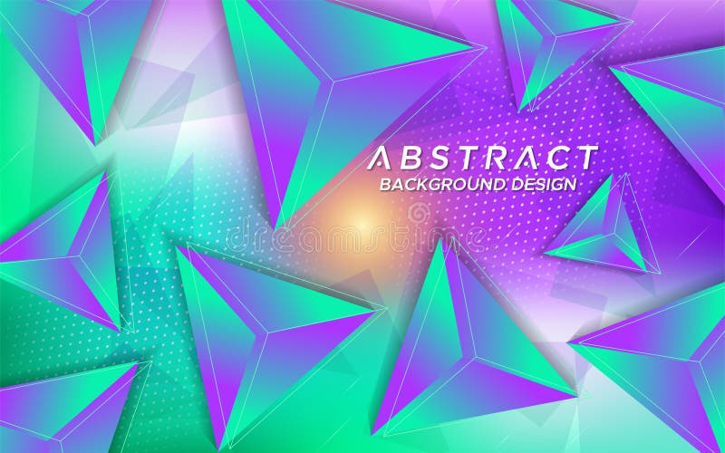 Modern Abstract Background with Tech Style Overlap Layer Stock Vector ...