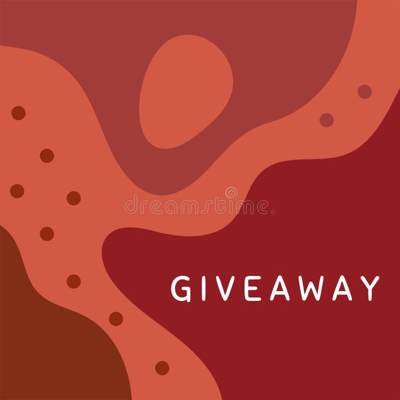 Modern Abstract Background with Text Giveaway. Stock Vector ...