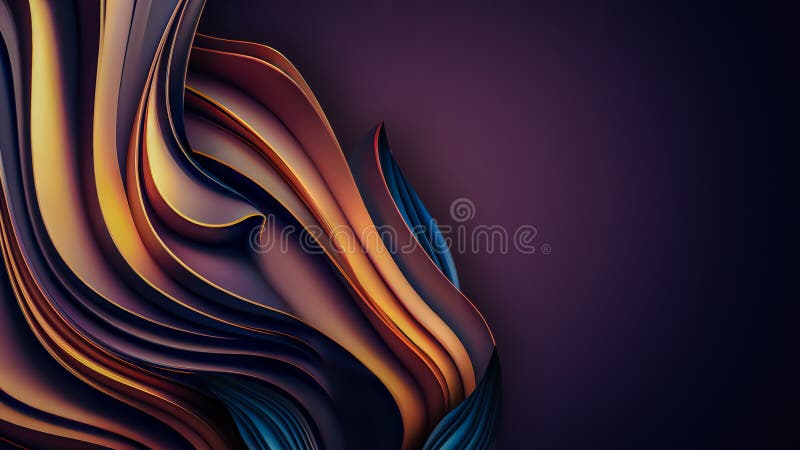 Multicolored Layered Shapes Background Stock Illustration ...