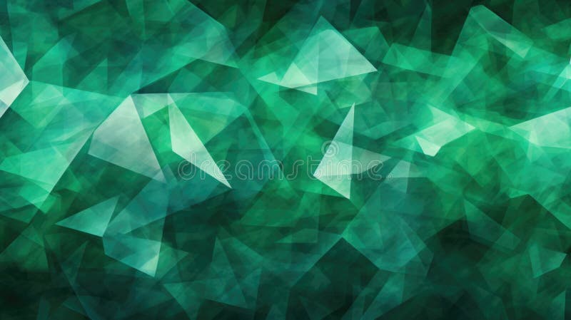 Modern Abstract Banner with Emerald and White Background Design with ...