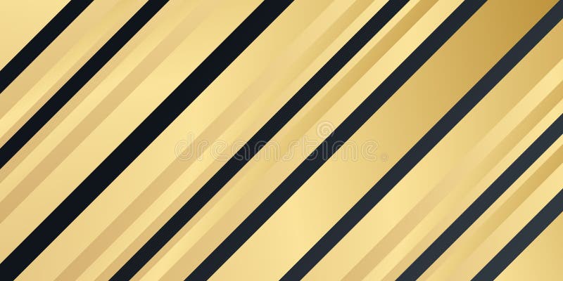 Modern Abstract Black Background with Gold Line Composition Stock ...