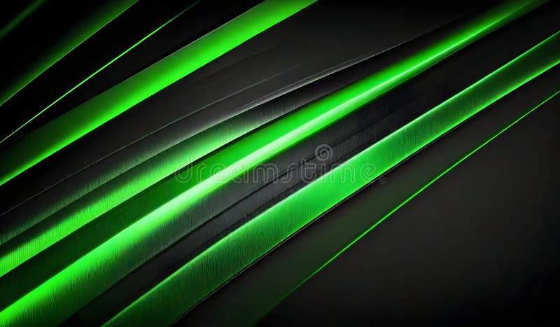 Modern Abstract Black Green Background for Design Stock Illustration ...