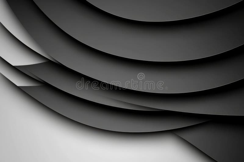 Modern Abstract Black Layers with Subtle Gradient Lighting for Sleek ...