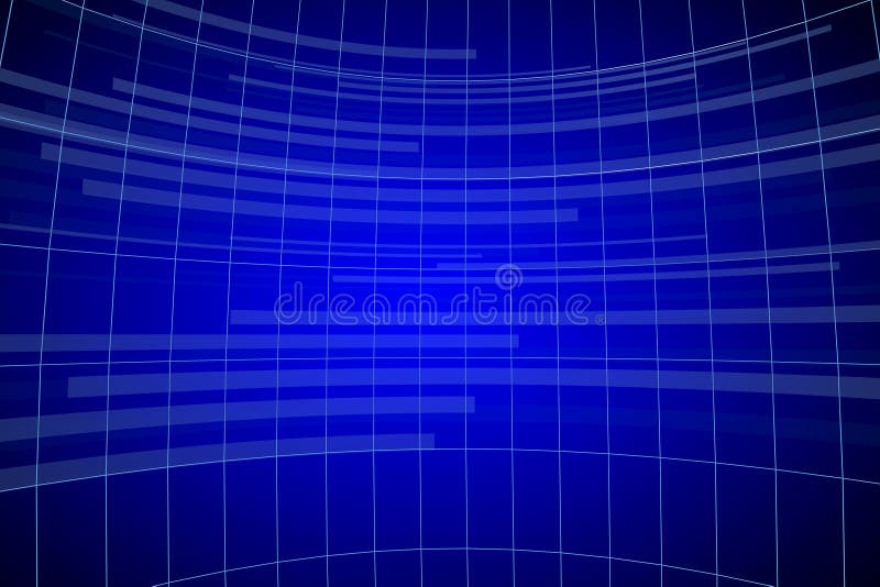 Abstract Blue Background with Grid Stock Illustration - Illustration of ...