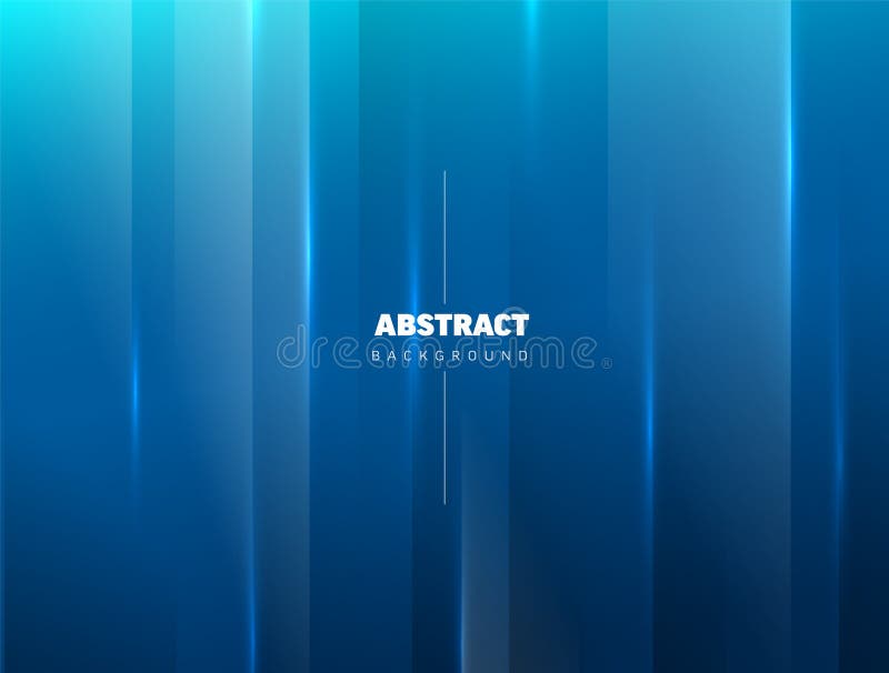 Modern Abstract Blue Dynamic Lines and Light Rays Technology Background ...