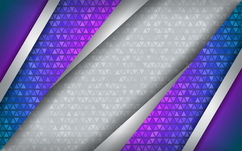 Modern Abstract Blue Purple Tech White with Overlap Background Stock ...