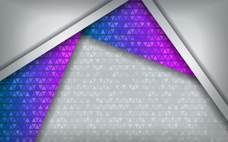 Modern Abstract Blue Purple Tech White with Overlap Background Stock ...