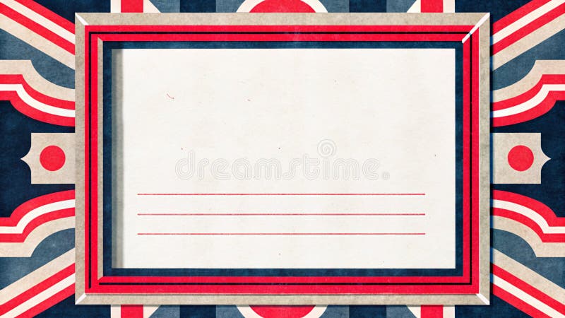 Modern Abstract Border Design with Paper Texture and Bold Contrast ...