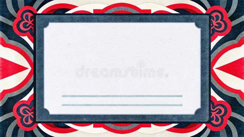 Modern Abstract Border Design with Paper Texture and Bold Contrast ...