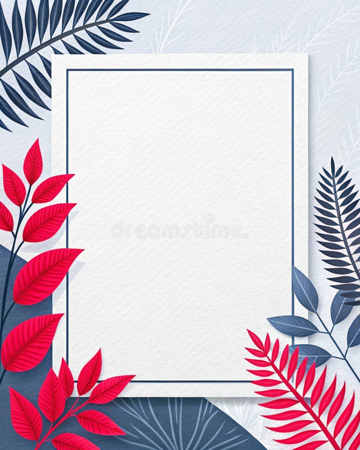 Modern Abstract Border Design with Paper Texture and Bold Contrast ...