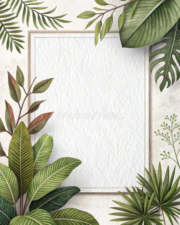 Modern Abstract Border Design with Paper Texture and Earthy Harmony ...